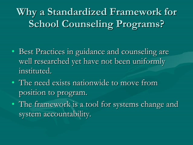 Comprehensive Guidance And Counseling Program | PPT