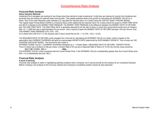 Comprehensive Ratio Analysis | PDF