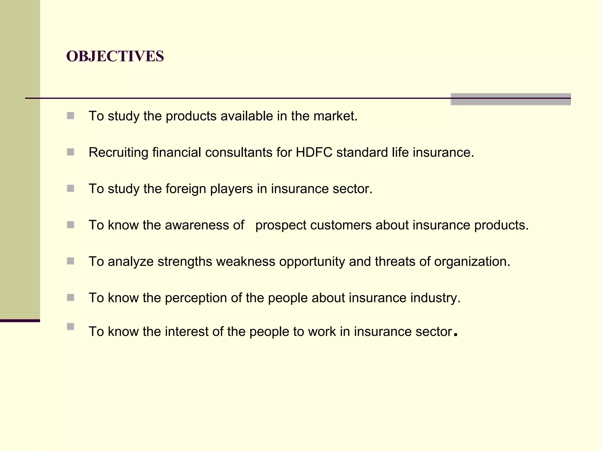Comprehensive Study On hdfc | PPT