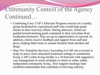 Comprehensive addiction pogram agency analysis | PPTX | Substance Abuse ...