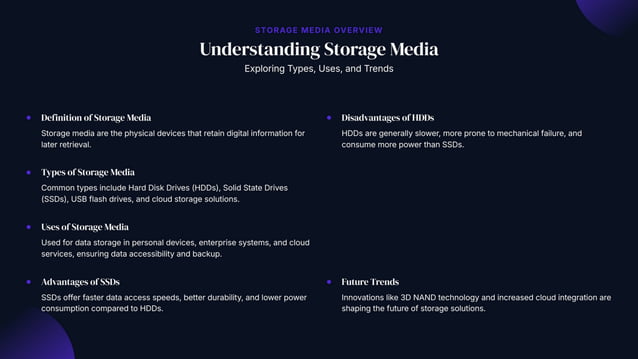 Comprehensive Analysis of Storage Media.pptx