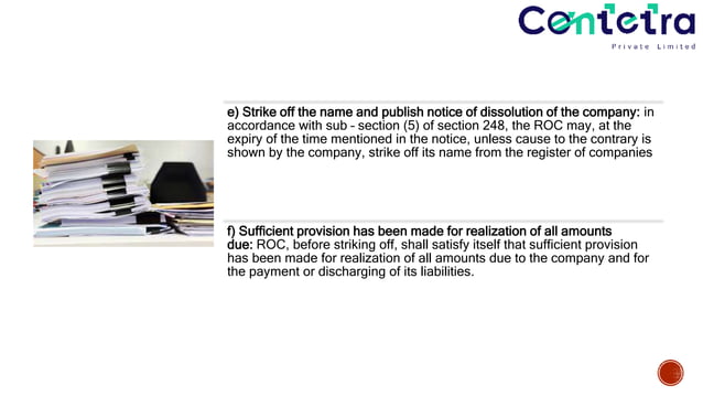 Comprehensive analysis of strike off under companies act, 2013 | PPTX