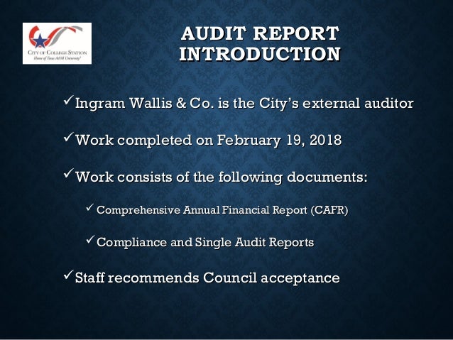 Comprehensive Annual Financial Report CAFR And Audit Report comprehensive-annual-financial-report-cafr-and-audit-report