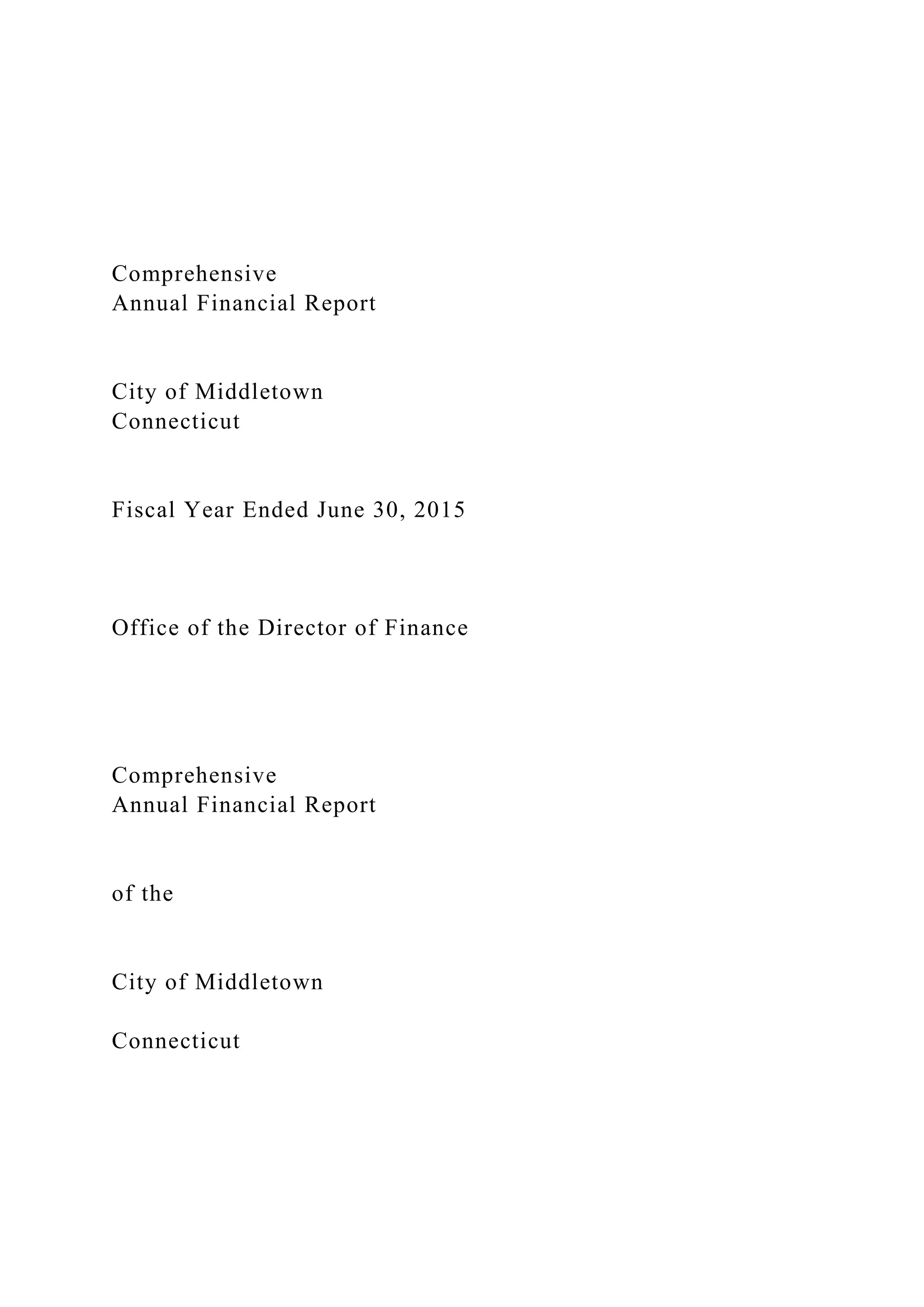 Comprehensive Annual Financial Report City of Middle.docx