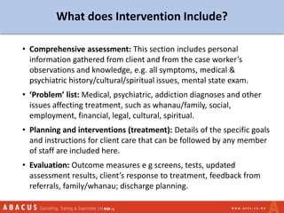 Comprehensive Assessment and Intervention Planning | PPTX
