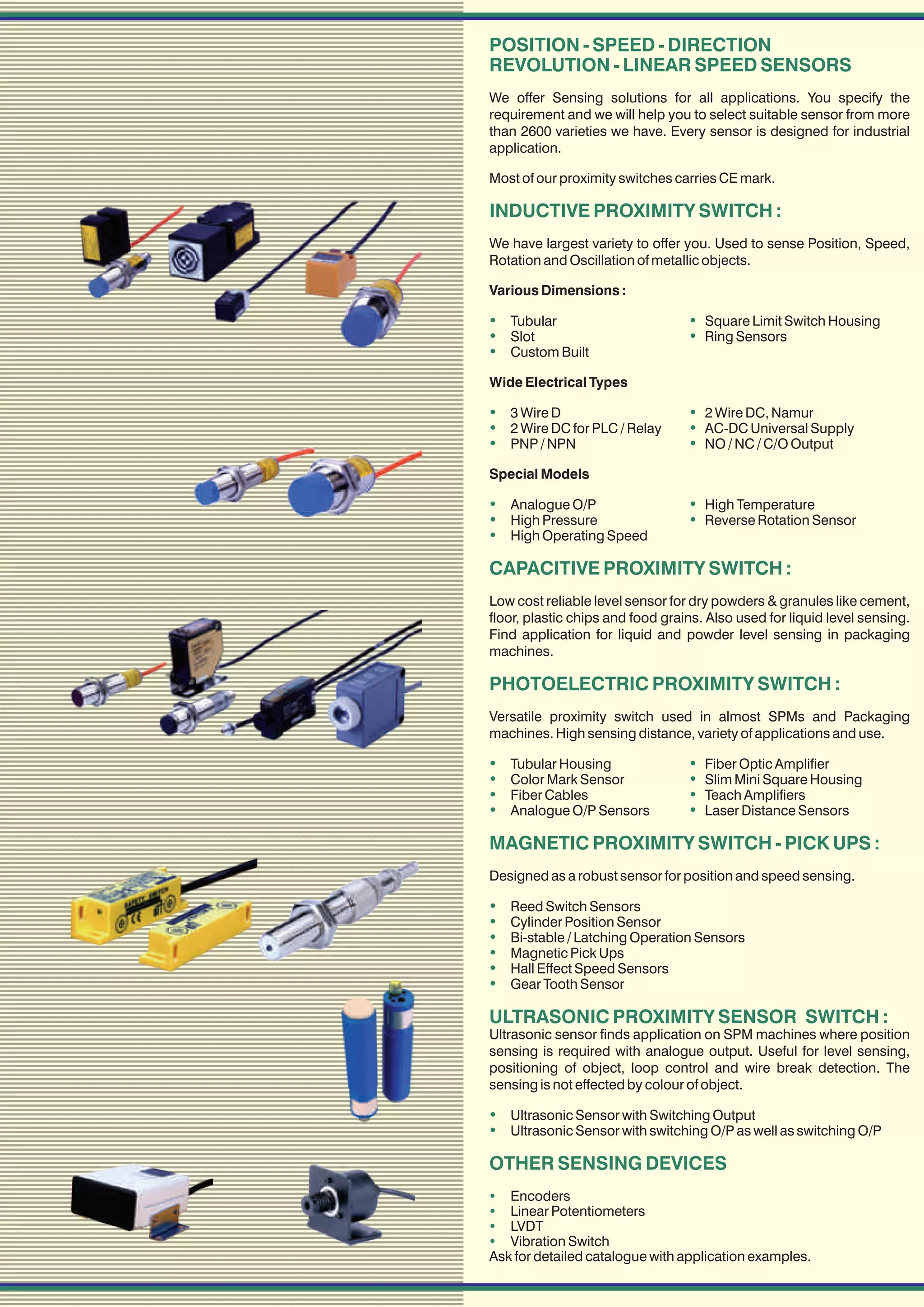 Proximity Switches | PDF
