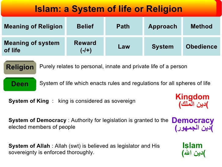 Comprehensive Concept Of Islam
