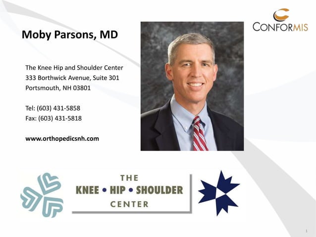 Conformis Patient Specific Custom Total Knee Replacement | PPTX | Bone ...