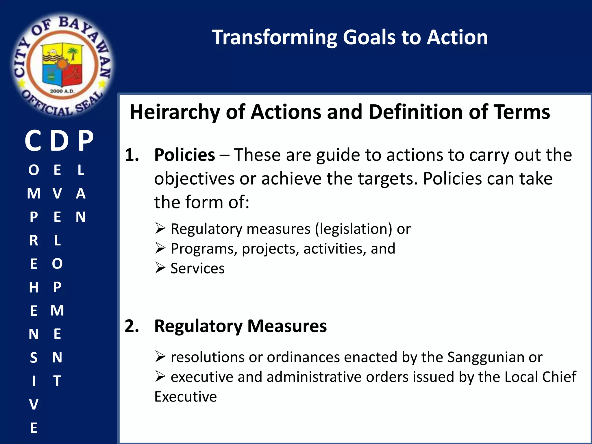 Comprehensive development plan | PPTX