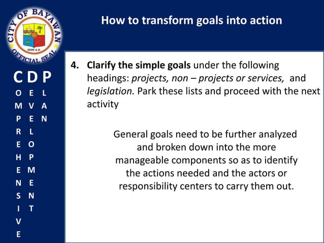 Comprehensive development plan | PPTX