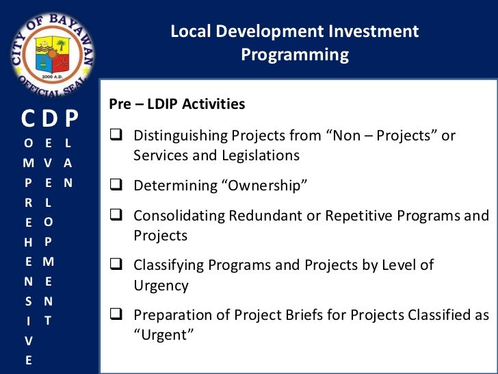 Comprehensive development plan