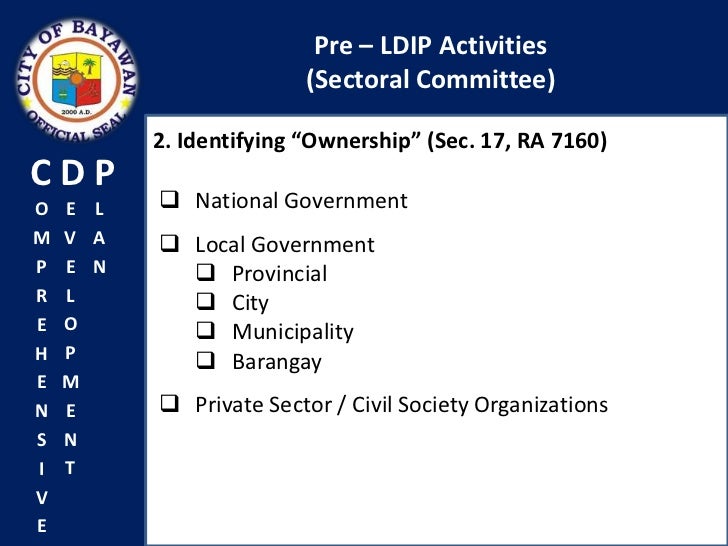 Comprehensive development plan