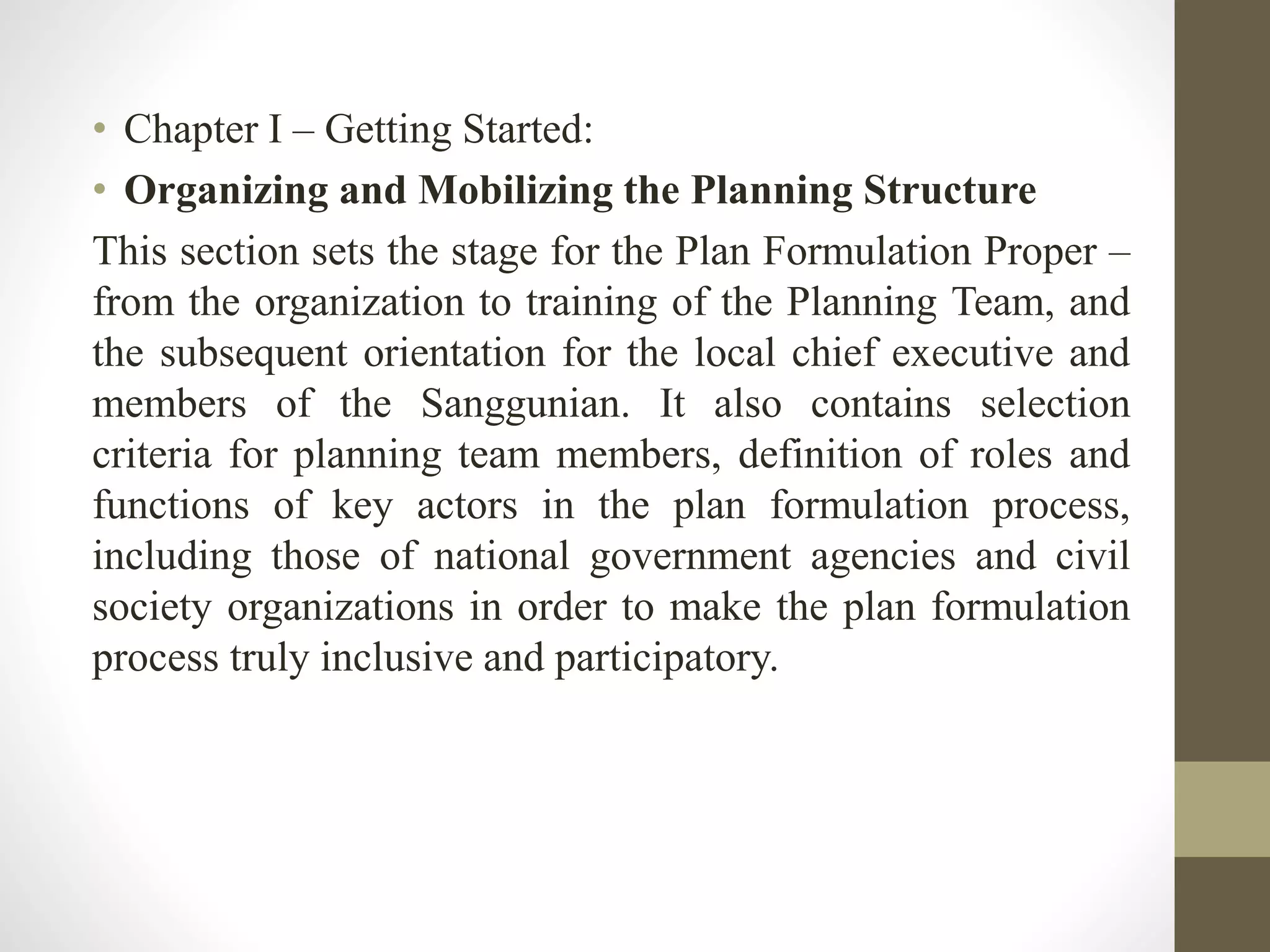 Comprehensive Development Plan | PPTX