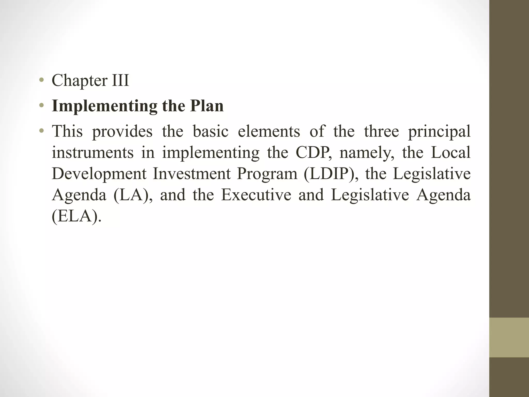 Comprehensive Development Plan | PPTX