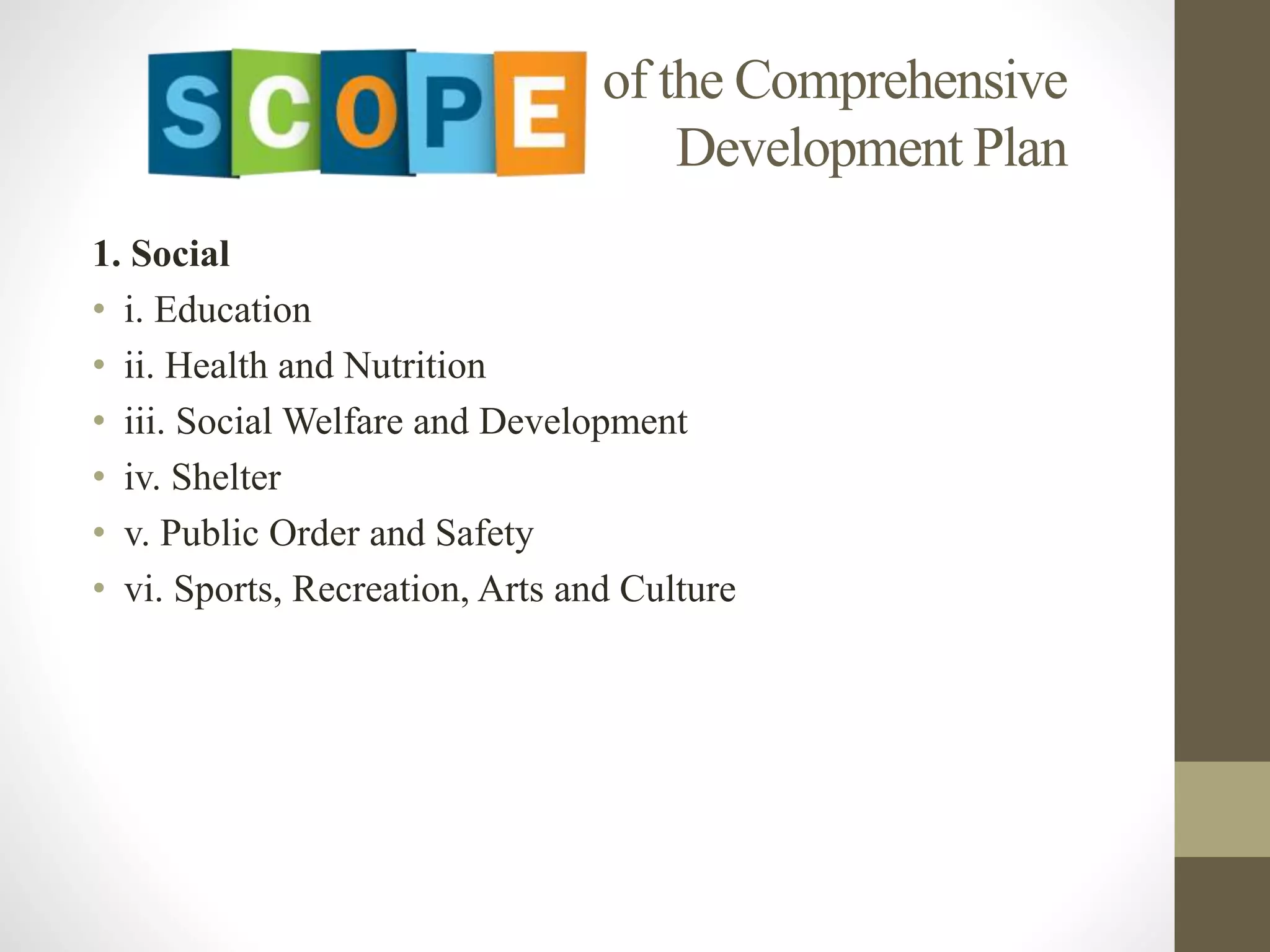 Comprehensive Development Plan | PPTX