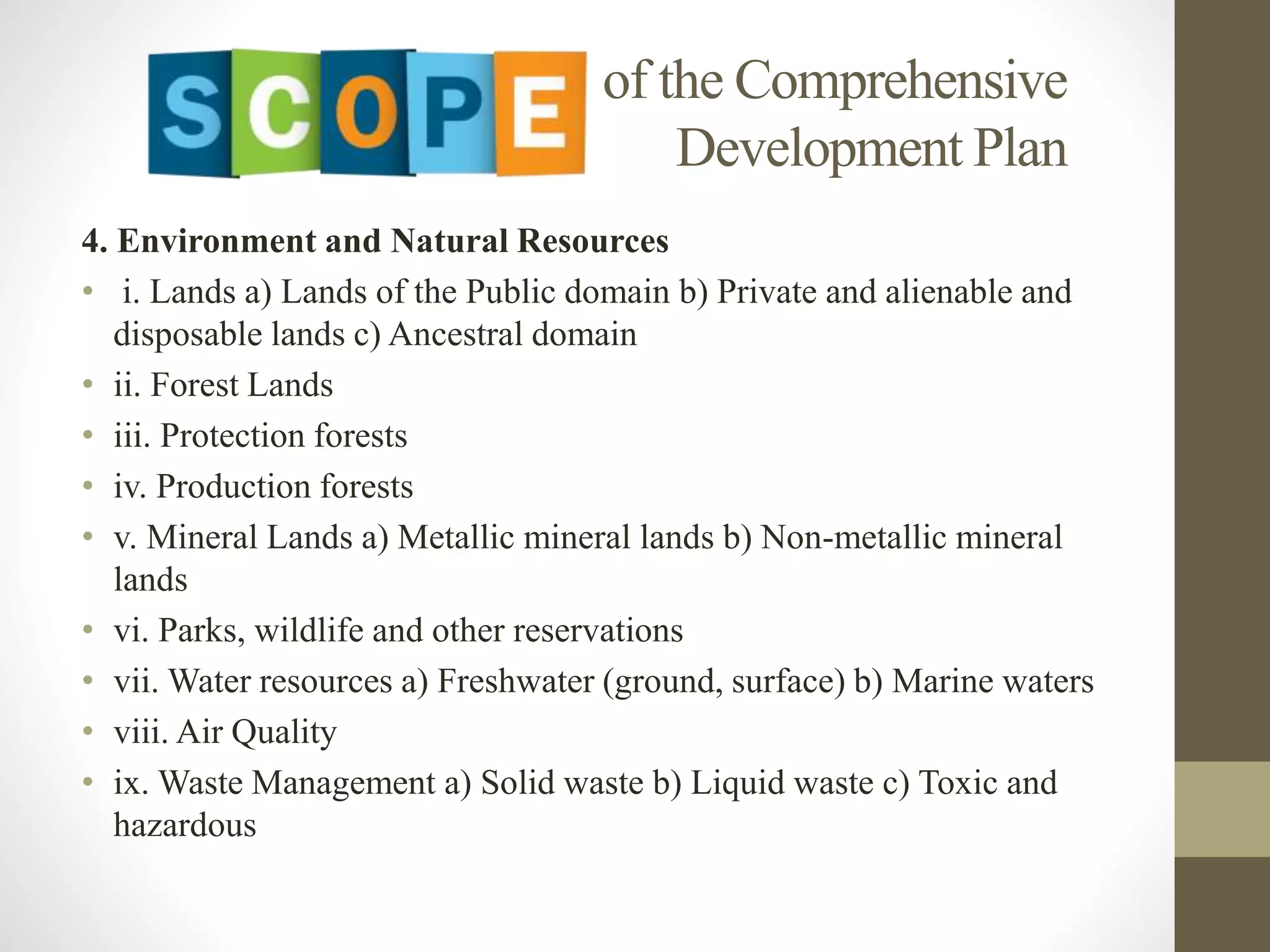 Comprehensive Development Plan | PPTX