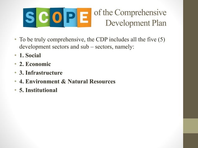 Comprehensive Development Plan | PPTX