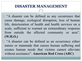 Comprehensive disastr management | PPTX