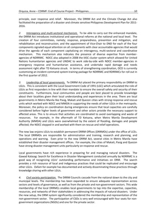 Philippines - Comprehensive DRM Framework End of Course Project | PDF ...