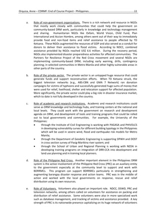 Philippines - Comprehensive DRM Framework End of Course Project | PDF ...