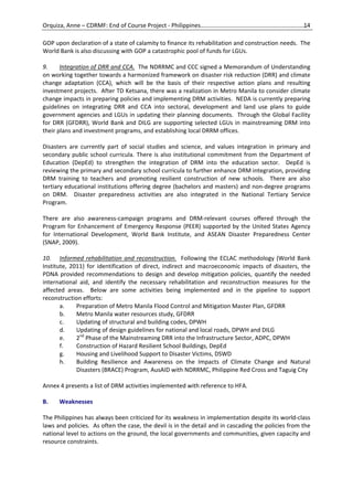 Philippines - Comprehensive DRM Framework End of Course Project | PDF ...