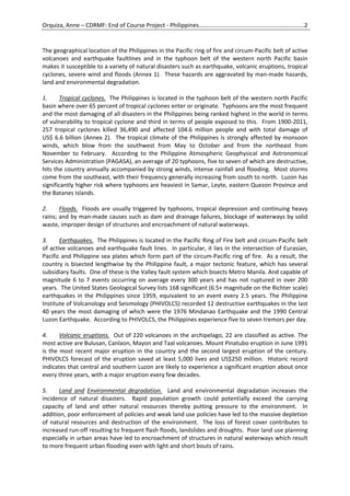 Philippines - Comprehensive DRM Framework End of Course Project | PDF