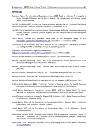 Philippines - Comprehensive DRM Framework End of Course Project | PDF ...