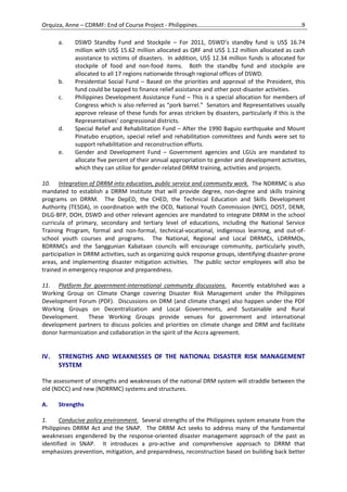 Philippines - Comprehensive DRM Framework End of Course Project | PDF ...