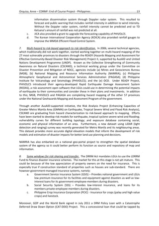 Philippines - Comprehensive DRM Framework End of Course Project | PDF