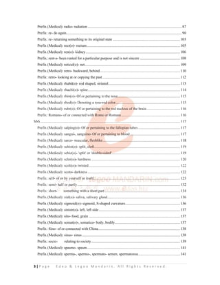 Comprehensive English Prefix and Suffix List Part 2/4 探源英语前缀和后缀 ...