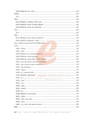 Comprehensive English Prefix and Suffix List Part 2/4 探源英语前缀和后缀 ...