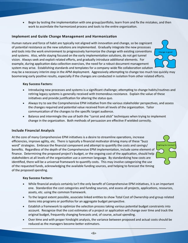 Enterprise Project and Portfolio Management: Managing the Revolution | PDF