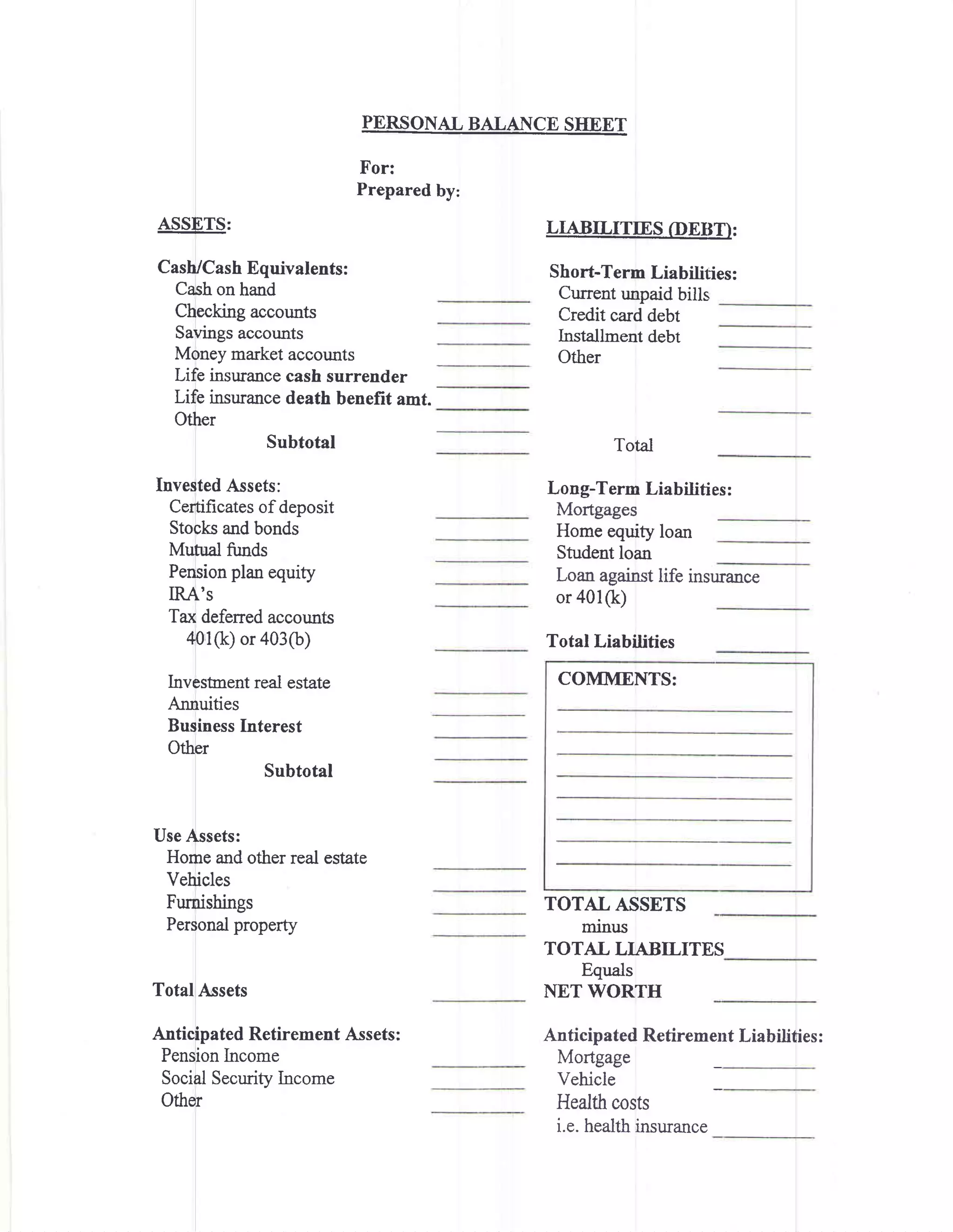 Comprehensive financial planning | PDF