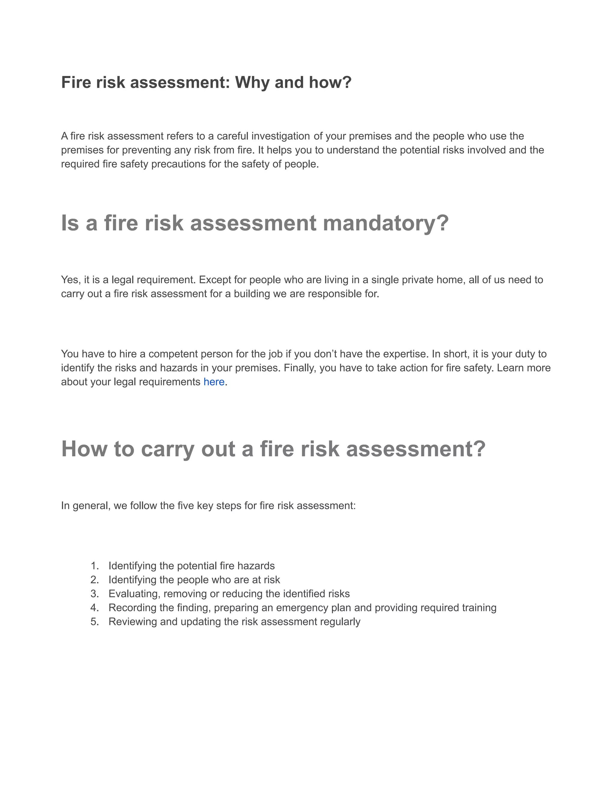 Comprehensive fire safety guidelines for everyone | PDF