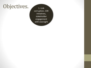 Comprehensive framework for reducing corruption | PPTX