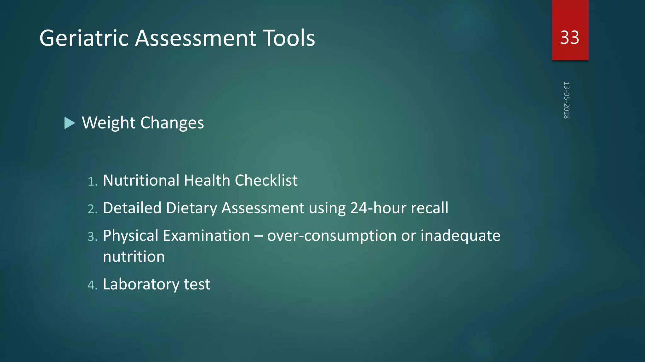 Comprehensive geriatric assessment | PPTX