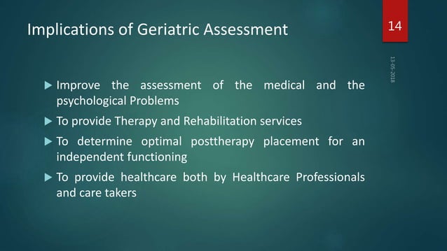 Comprehensive geriatric assessment | PPTX