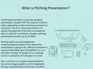 Comprehensive guide for pitching presentation | PPTX