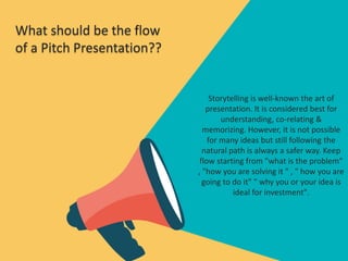 Comprehensive guide for pitching presentation | PPTX