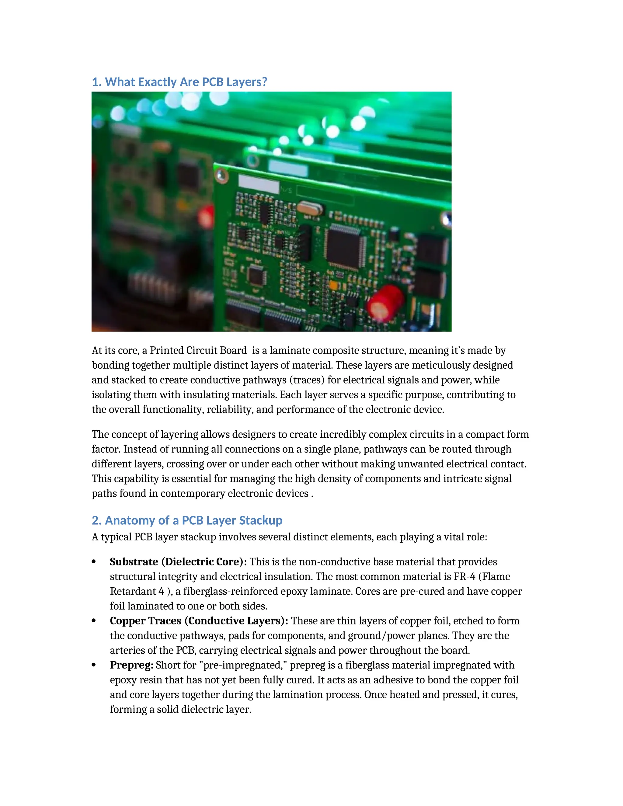 Comprehensive Guide of Printed Circuit Board (PCB ) Layers.docx