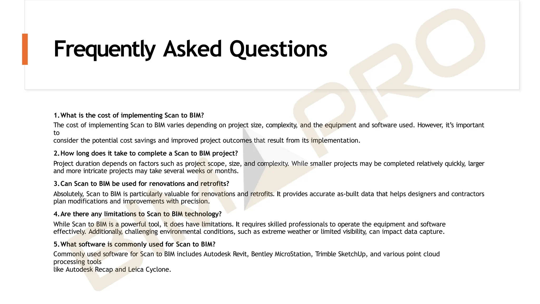 Comprehensive Guide of Scan to BIM – BIM PRO LLC | PPTX