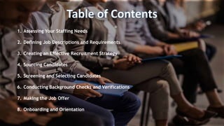 Comprehensive Guide on How to Hire Staff for Small Business | PPT