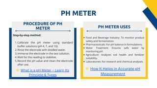 Comprehensive Guide on pH Meter – Principle, Types, Diagram & Uses | PDF
