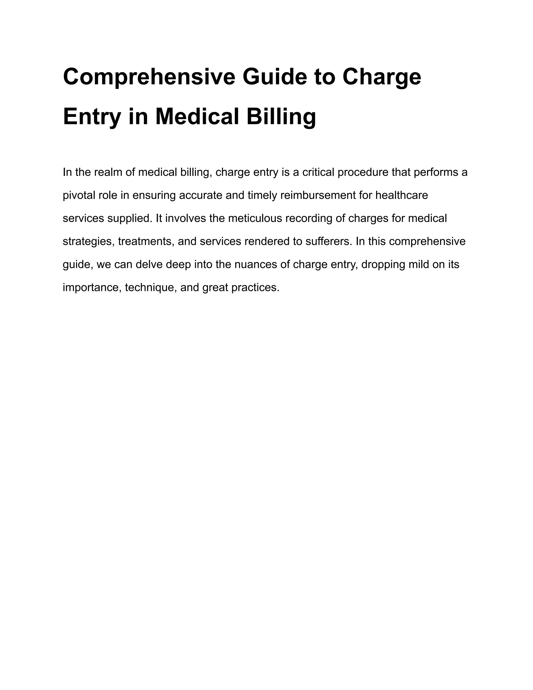 Comprehensive Guide to Charge Entry in Medical Billing.pdf