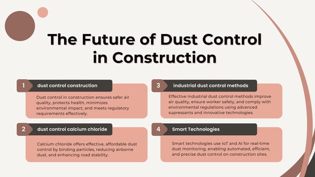 Comprehensive Guide to Dust Control Methods for Sustainable ...