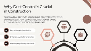 Comprehensive Guide to Dust Control Methods for Sustainable ...