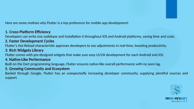 Comprehensive Guide to Flutter Development | PPTX
