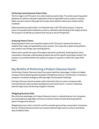 Comprehensive Guide to Freedom to Operate and Product Clearance Search.pdf