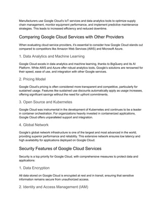 Comprehensive Guide to Google Cloud Services_ Features, Benefits, and ...