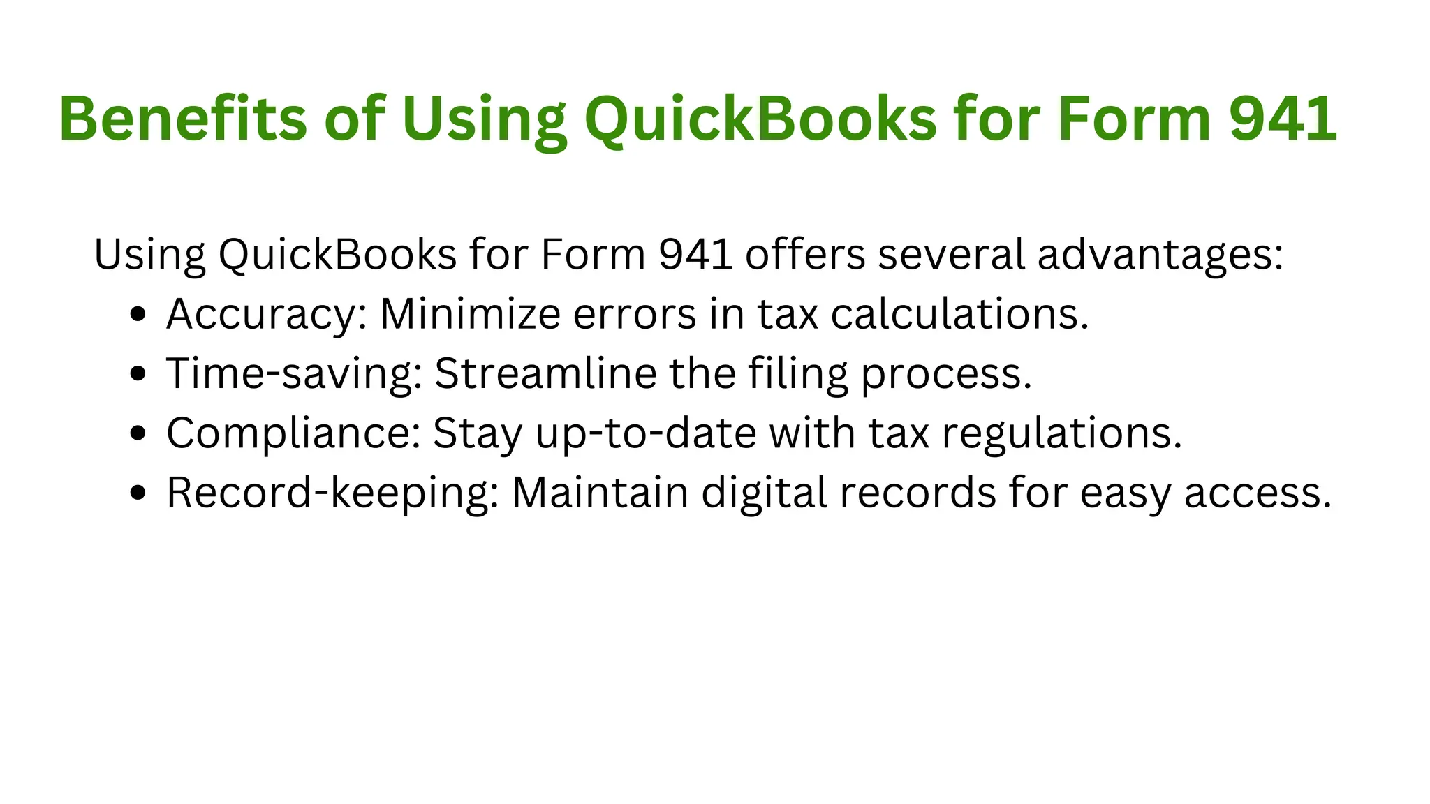 QuickBooks Form 941: A Step-by-Step Tutorial | PDF